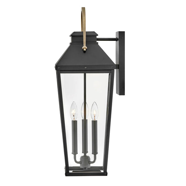 Dawson 3L Large Wall Mount Lantern - 17505BK - AL AU