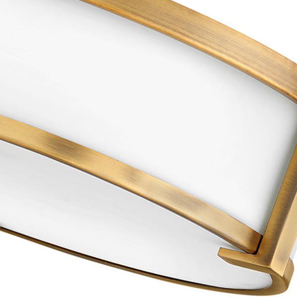 Lowell 3L medium flush mount - 3243BR - Northern Lights Importing, Ltd.