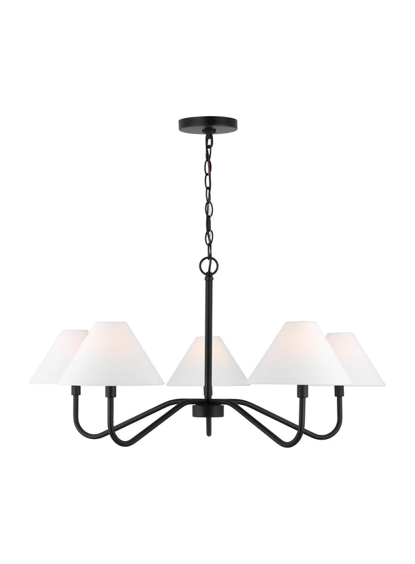 Eldon 5L chandelier - DJC1205MBK - AL AU