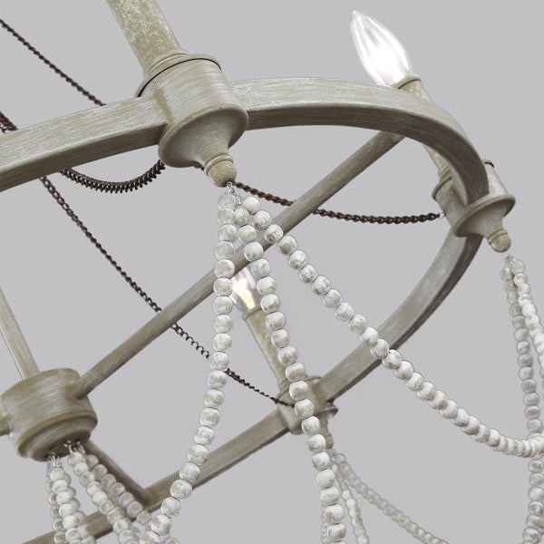 Beverly 6L medium chandelier - F3132/6FWO/DWW - AL AU