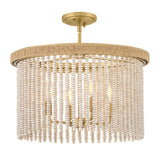 Indra 4L convertible semi-flush mount - 48607LCB - AL AU